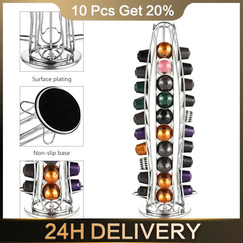 Coffee-Capsule-Dispensing-Tower-Stand-Practical-Iron-Coffee-Pod-Stand ...