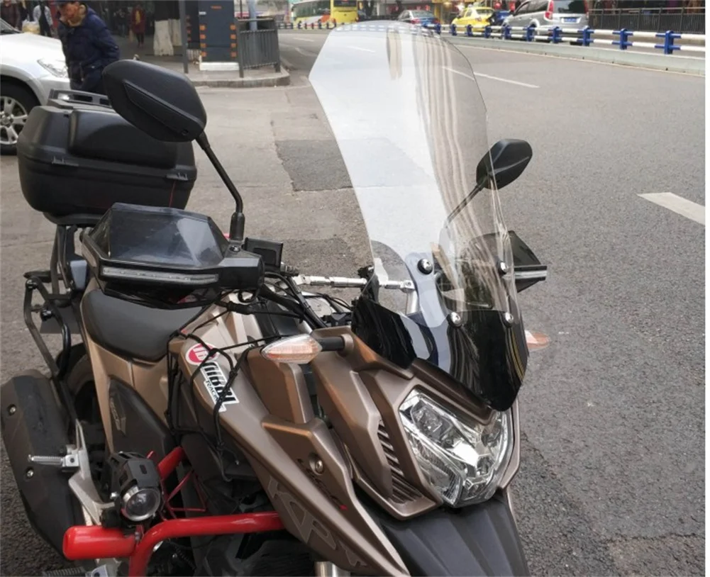 KPT200-56CM-High-Quality-Transparent-Motorcycle-Windshield-Windscreen-Front-Glass-for-for-LIFAN ...