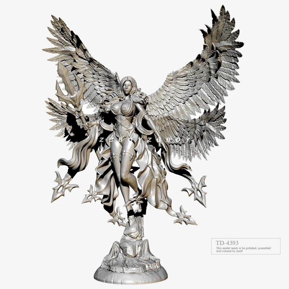 50MM-75MM-Resin-model-kits-figure-beauty-colorless-and-self-assembled ...