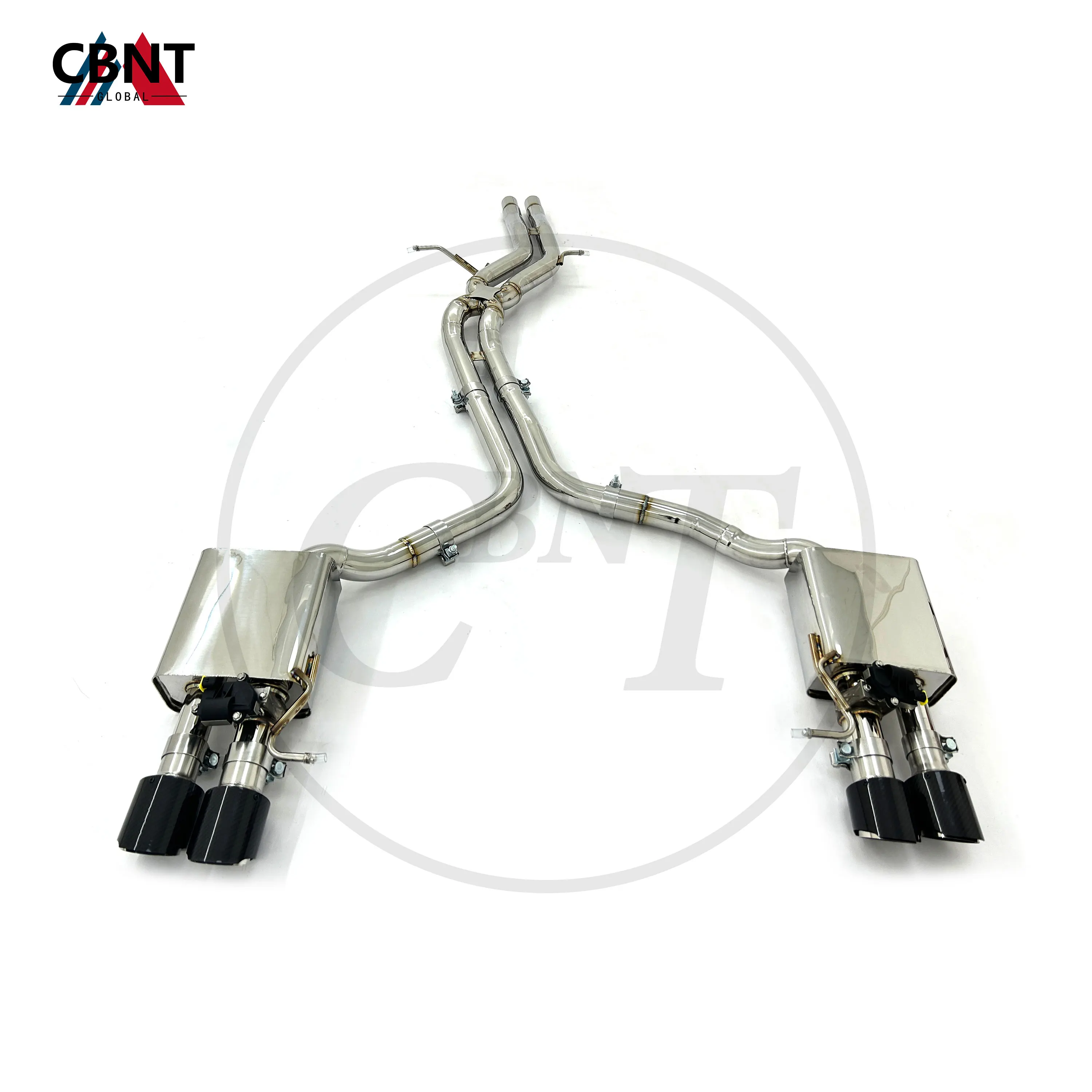 CBNT Valved Exhaust Catback For Audi S4 S5 B8 3 0T Exhaust Pipe High CBNT Valved Exhaust Catback For Audi S4 S5 B8 3 0T Exhaust Pipe High