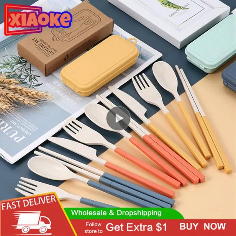 Wheat-Straw-Wheat-Straw-Tableware-Removable-Combination-Folding ...