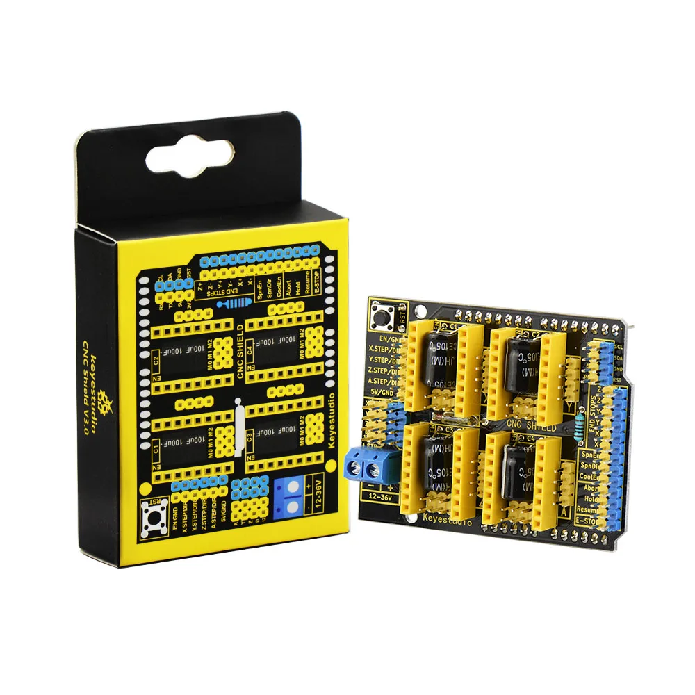 Keyestudio-escudo V3 V4 Para Máquina De Gravura Arduino Compatível Com Arduino Uno E Arduino Nano