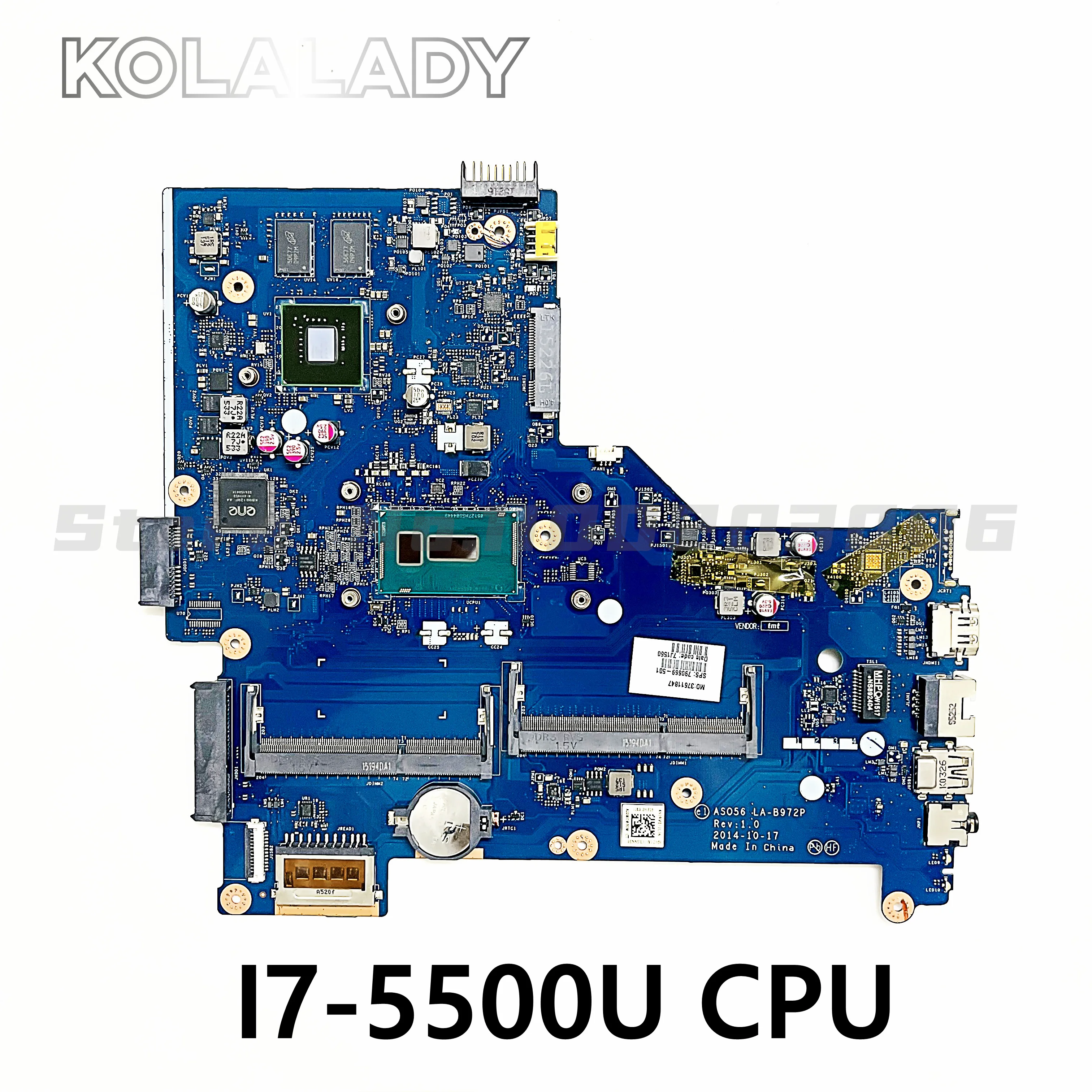 For HP Pavilion 15-R Laptop Motherboard 795814-501 795814-001 ASO56 LA ...