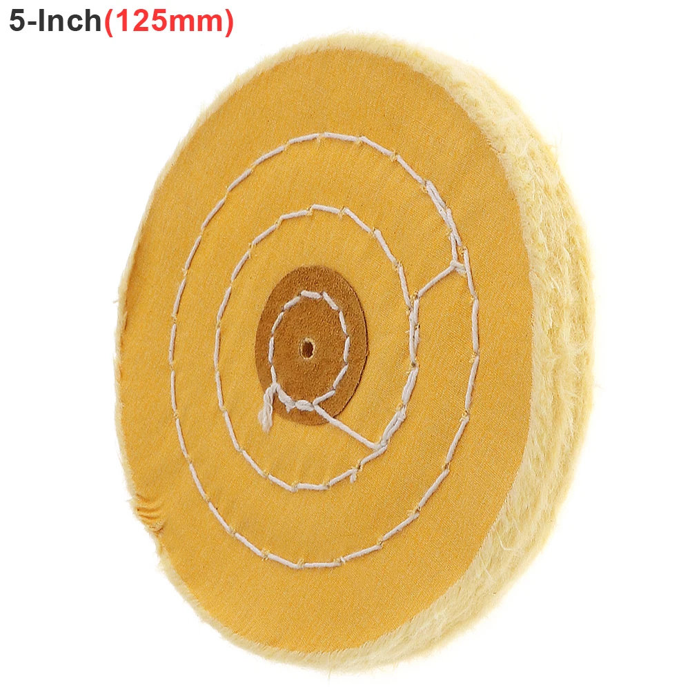 5-Inch-T-shaped-Yellow-Cotton-Cloth-Polishing-Wheel-Flannel-Mirror ...