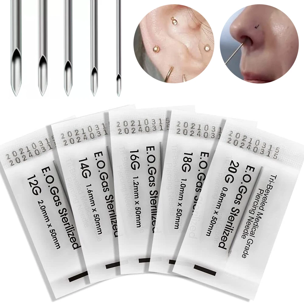 Lip Piercing Needle Size