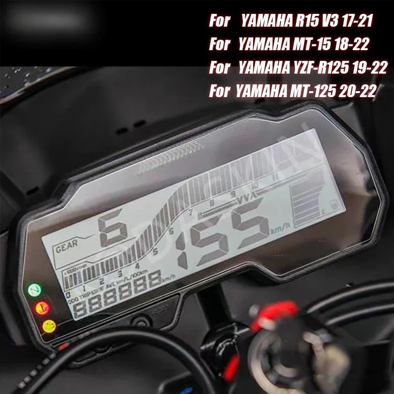 Cluster Scratch Protection Film Screen Protector TPU For YAMAHA MT-125 ...