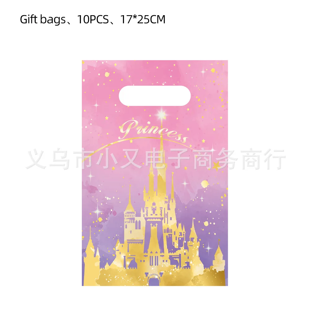 10pcs-lot-Princess-Pink-Castle-Themed-Girl-s-Favorite-Birthday-Party ...