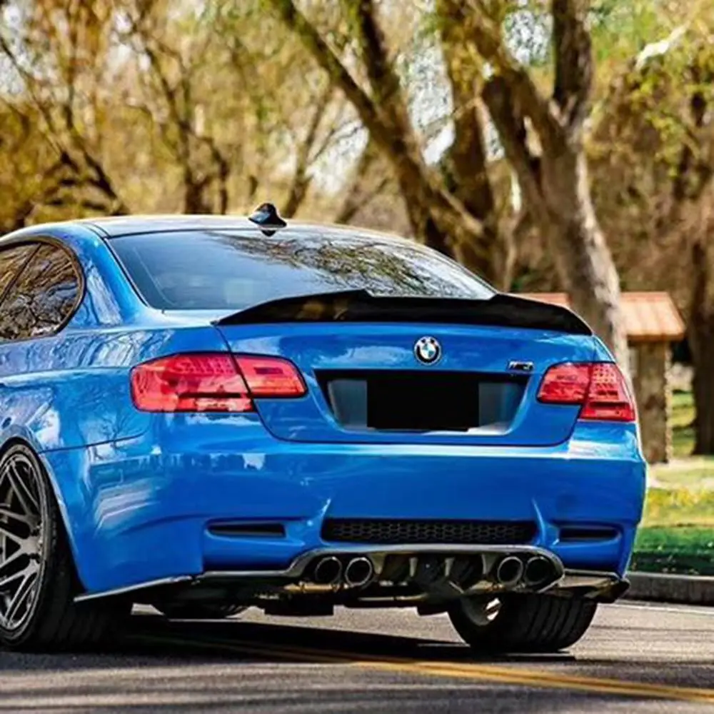 Rrear Deck Spoiler Lid Tail Fin Abs For Bmw E92 Coupe (2006 - 2012 3 ...