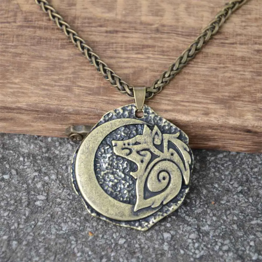 Nostalgia-Crescent-Moon-And-Wolf-Pendant-Viking-Jewelry-Mens-Necklaces ...