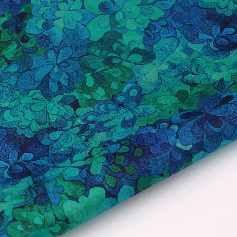 Green-flower-print-fabric-tana-lawn-floral-cotton-liberty-London-lawn ...