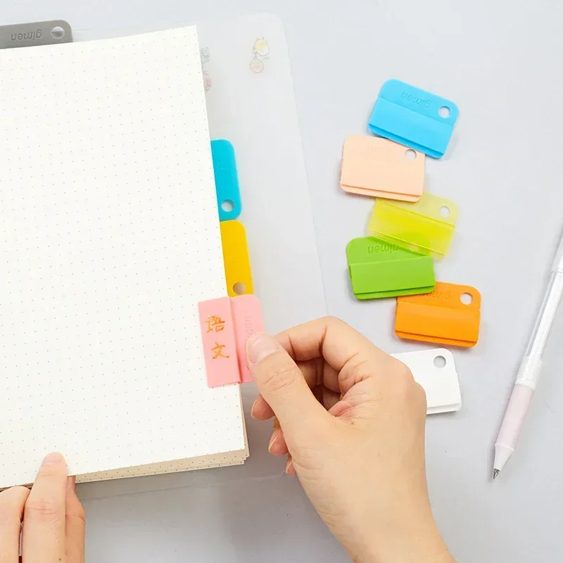 6pcs-Colored-Paper-Clips-Index-Photo-Holder-Notebook-Journals-Planner ...