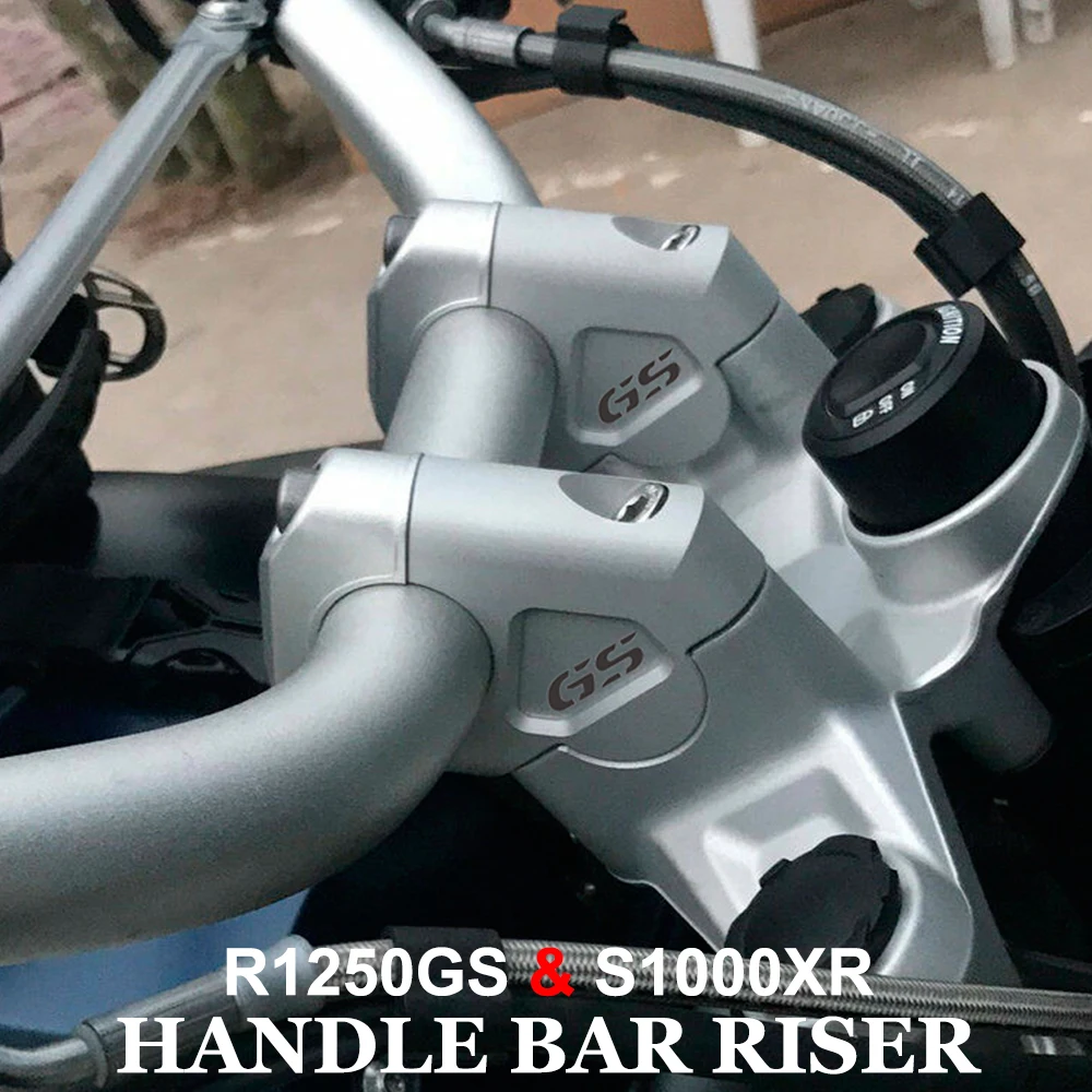 Motocicleta Handle Bar Riser Clamp, Extend Handlebar Adapter, Mount ...