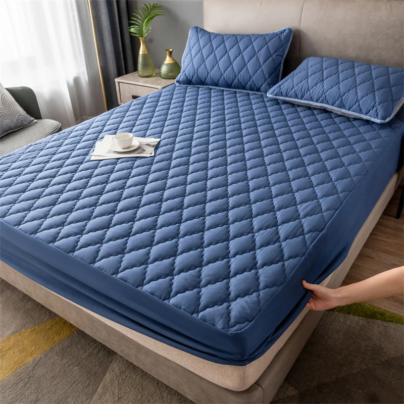 1pc 3D Air Fabric Thick Mattress Cover, 100% Waterproof Mattress ...