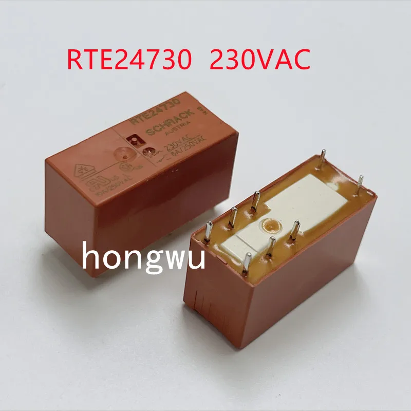 100% Original New 1PCS/ RTE24730 230VAC relay 8A 8pins 2 on 2 off