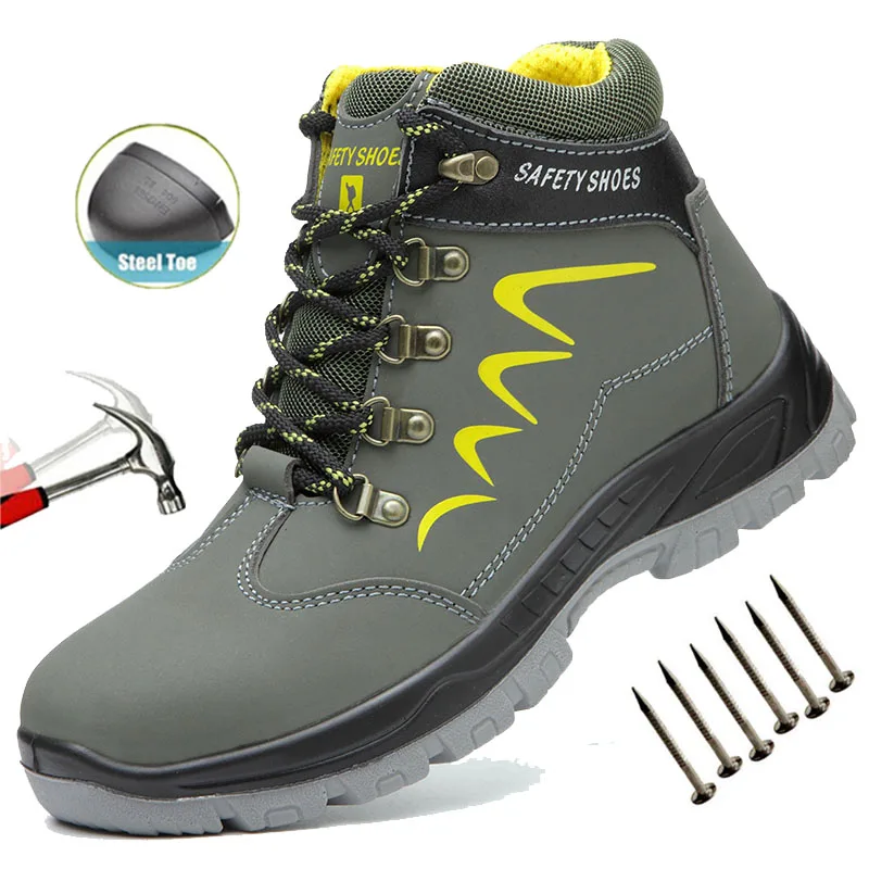 Construction-Work-Safety-Boots-Men-High-Top-Steel-Toe-Safety-Shoes-Anti ...