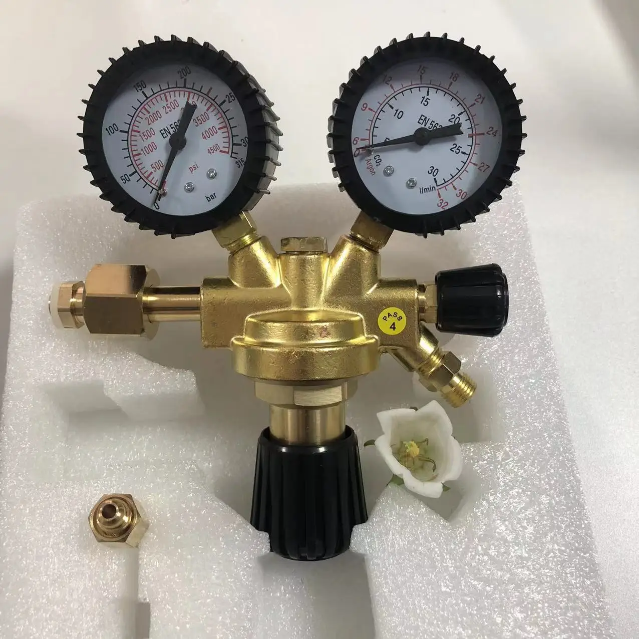 Argon-CO2-All-Copper-European-Argon-Aas-Meter-Carbon-Dioxide-Meter-Pressure-Reducer-Argon-Arc ...