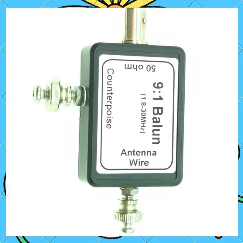 New 9: 1 Balun Long Line Antenna Impedance Converter Balun 1.8-30Mhz ...