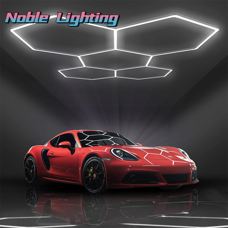 Luz-LED-hexagonal-de-alto-rendimiento-para-techo-l-mpara-de-panal ...