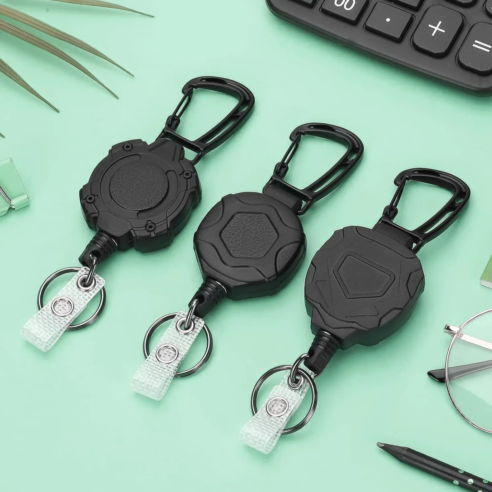 1pcs-Retractable-Keychain-Heavy-Duty-Retractable-Badge-Holders ...