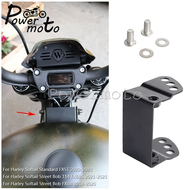 35-45-55mm-Height-Adjustable-Front-Gas-Tank-Lift-Kit-Bracket-For-Harley ...