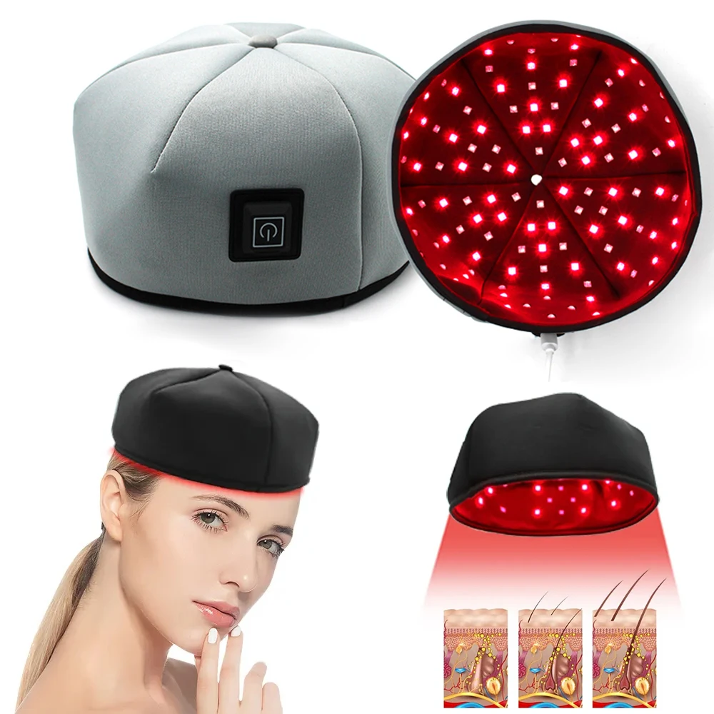 Red-Light-Therapy-Hat-Scalp-Massager-LED-Infrared-Hair-Growth-Hat-Scalp ...