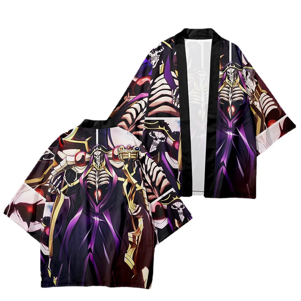 Anime Ainz Ooal Gown Overlord Albedo Cosplay Kimono Cardigan Japanese ...