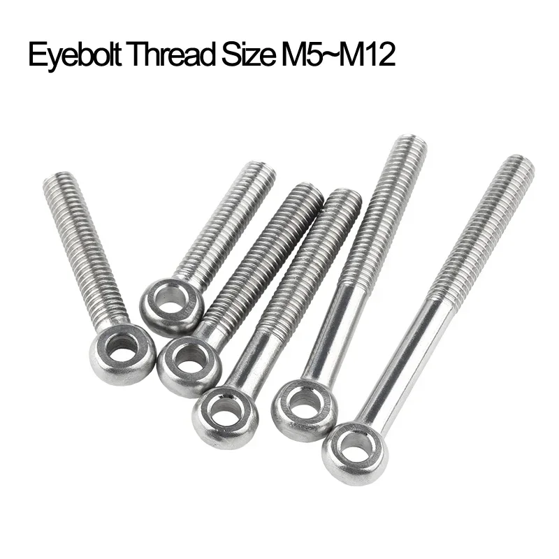 304 Stainless Steel Movable Joint Screw Eyebolt Fisheye Articulated ...