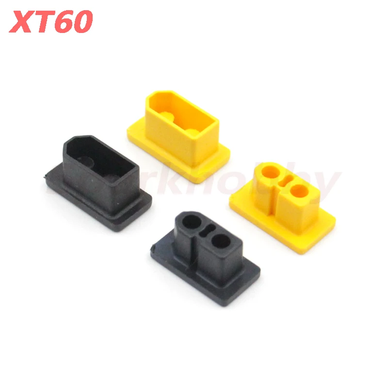 10pcs XT60 XT60H Male Female Plug Dust Cap PVC Protective Cover Anti ...
