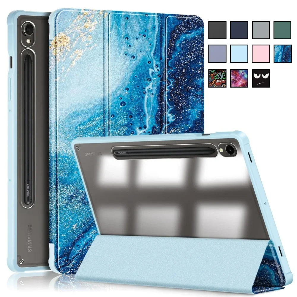 Magnetic-Case-For-Samsung-Galaxy-Tab-S7-S8-S9-11-Case-S9-FE-2023-Pencil ...