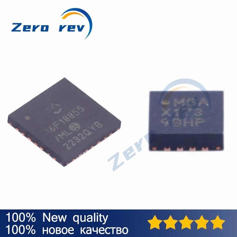 2-5Pcs-100-New-PIC16F18855-I-ML-16F18855-ML-QFN-28-PIC16F1503T-I-MG ...