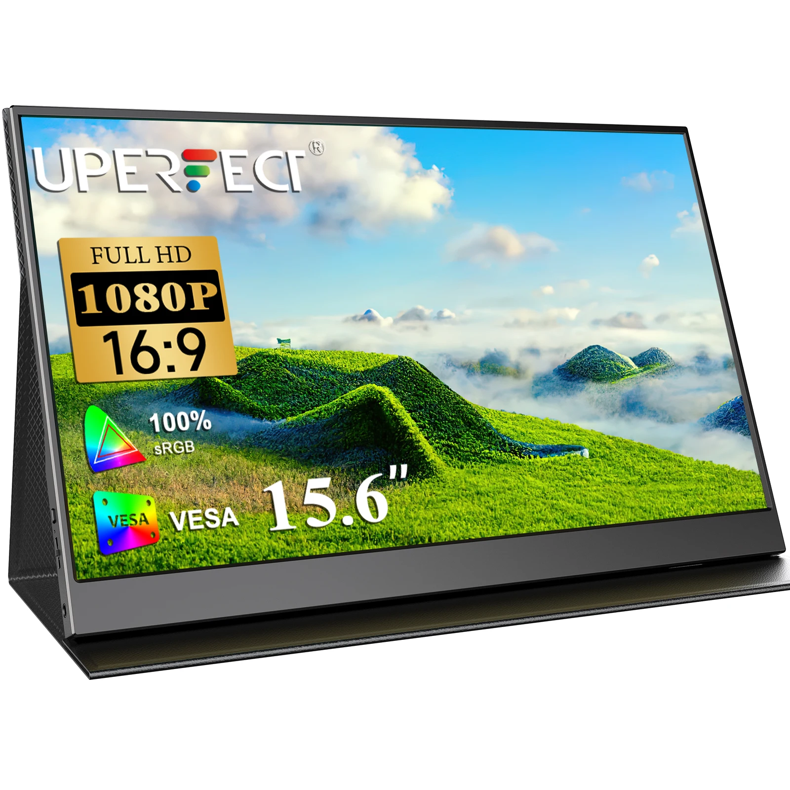 UPERFECT Portable Monitor 15.6inch FHD 1080P USB C 3.1 HDMI Gaming ...