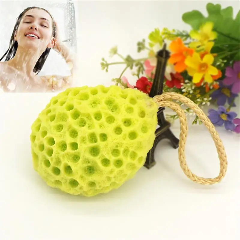 Natural Sea Wool Sponge Dead Skin Remover Exfoliating Massager Shower ...