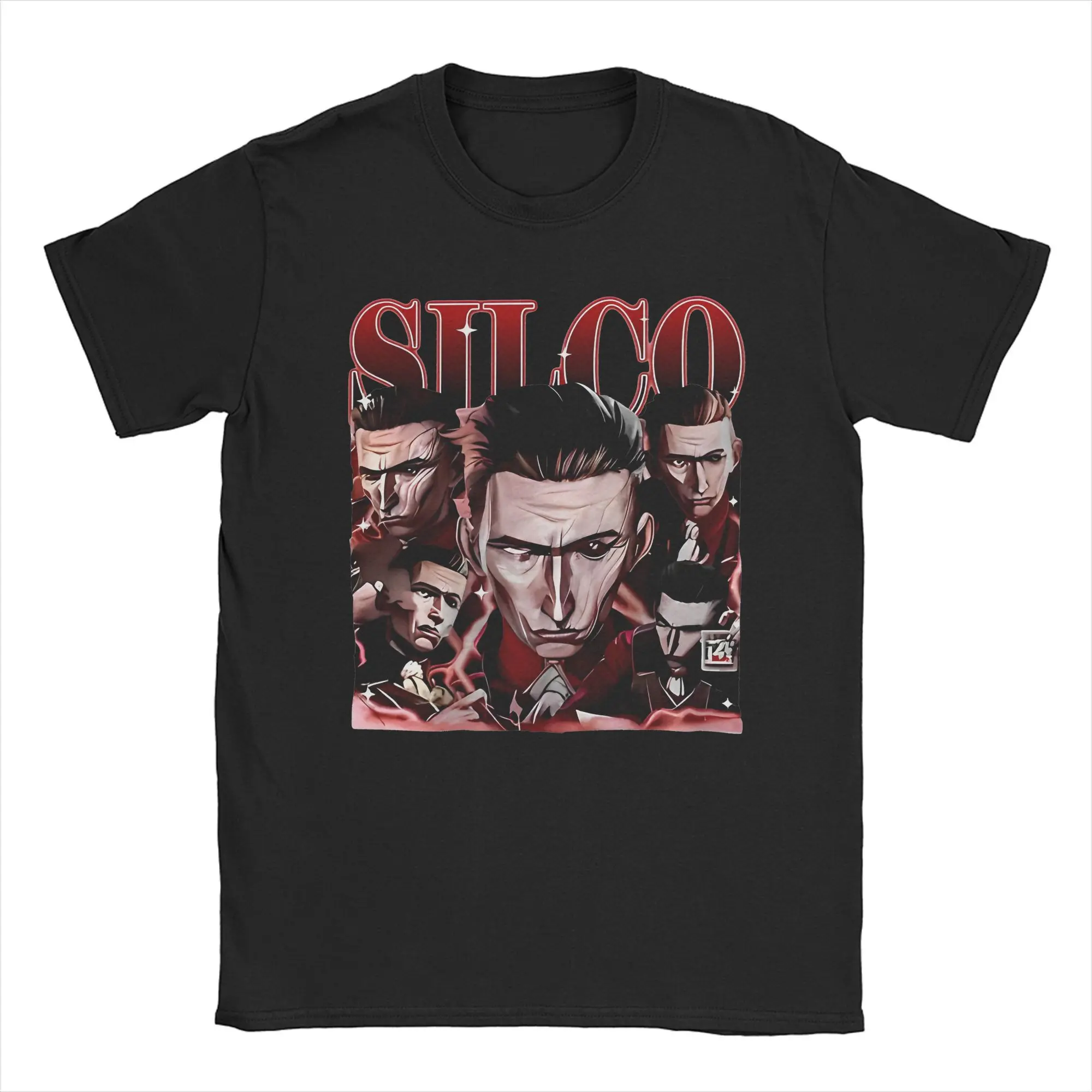 Silco Arcane Dark Villain T Shirts Men Pure Cotton Leisure T-Shirt ...