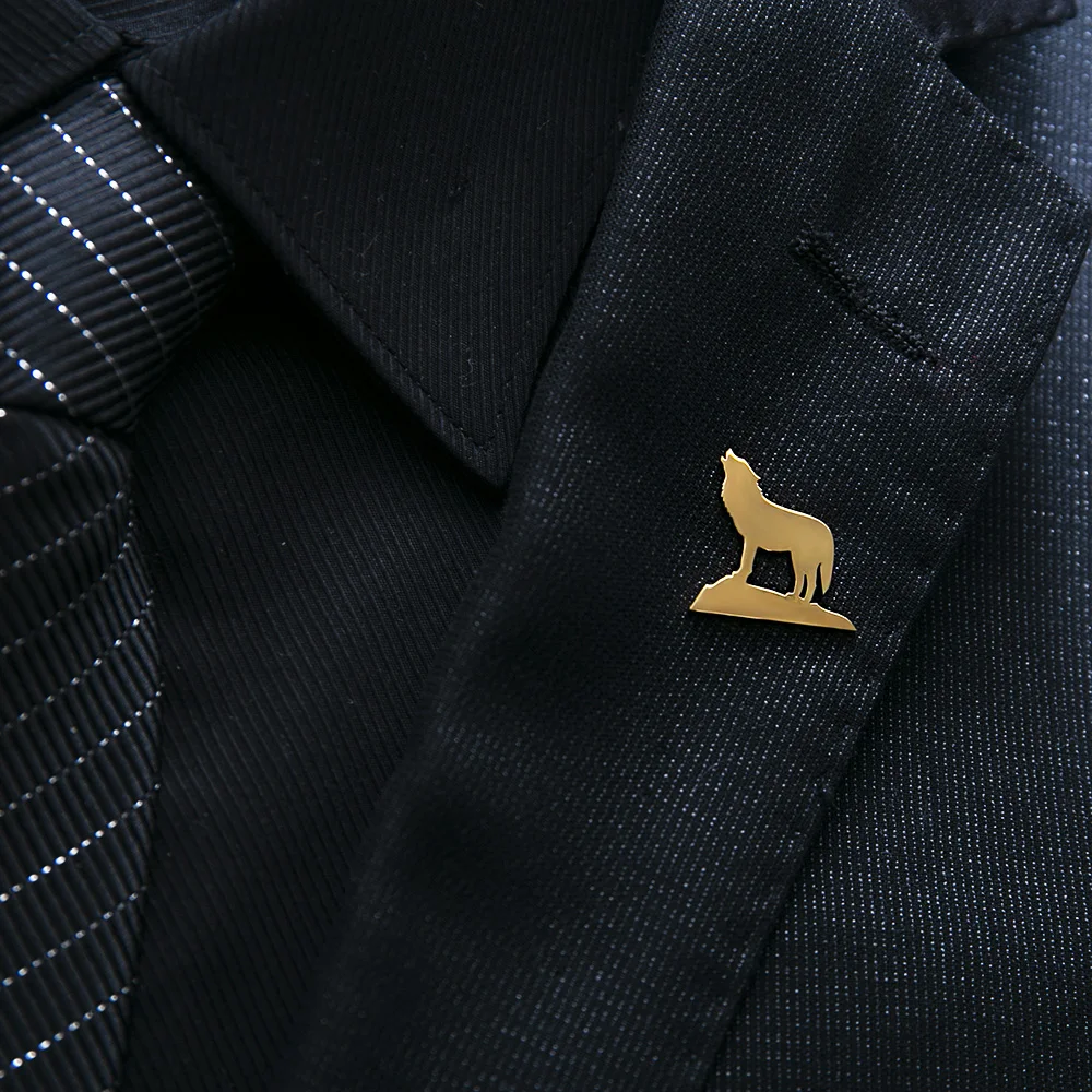 Broches-de-silueta-aullada-de-lobo-Tangula-insignia-de-Animal-Vintage ...