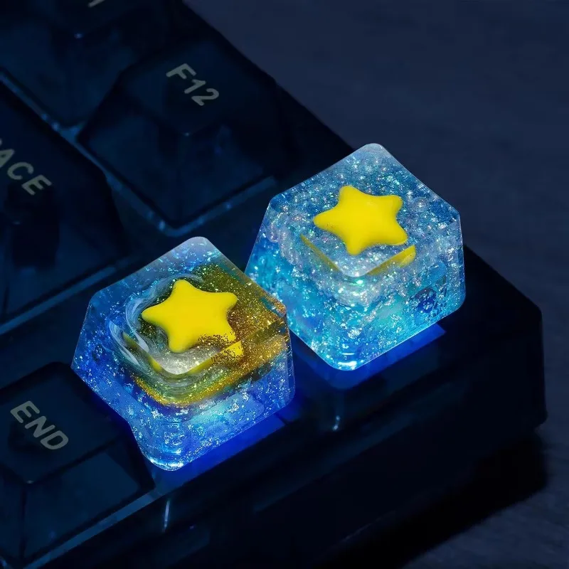 MiFuny-Blue-Sea-Theme-Keycaps-Custom-3D-Resin-Keyboard-Cap-Artisan ...