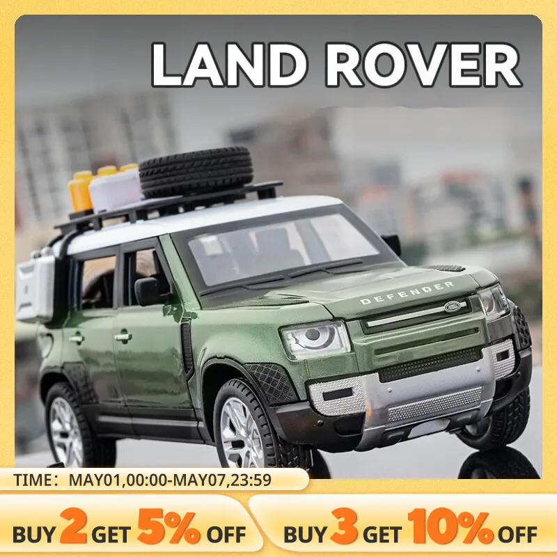 Land-Rover-Defender-1-24-Scale-Diecast-Model-Car-Detailed-Replica-with ...