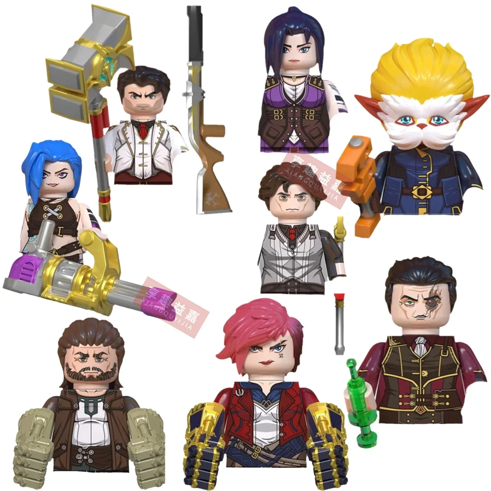 QD-Anime-Mini-Action-Figures-Building-Blocks-para-Crian-as-Heroes ...