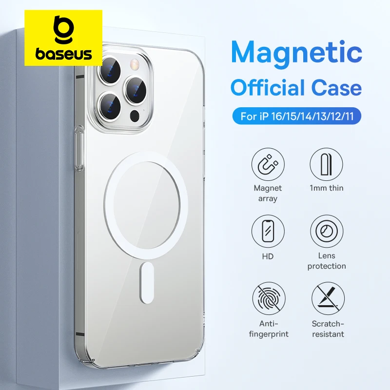 Baseus-Magnetic-Case-for-iPhone-16-15-Pro-Max-Case-Wireless-Charging ...
