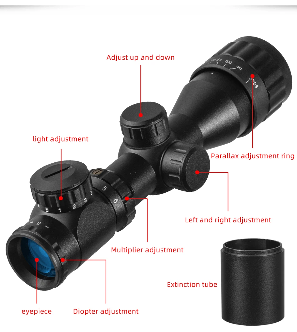 VOMZ 2-6x32 AO GBR Riflescope Hunting Optical Scope Telescopic Sight ...