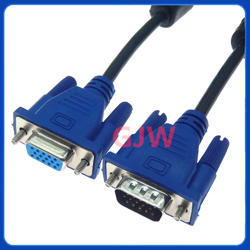 1PCS-VGA-Cable-Male-To-Female-Braided-Shielding-High-Premium-HDTV-VGA ...