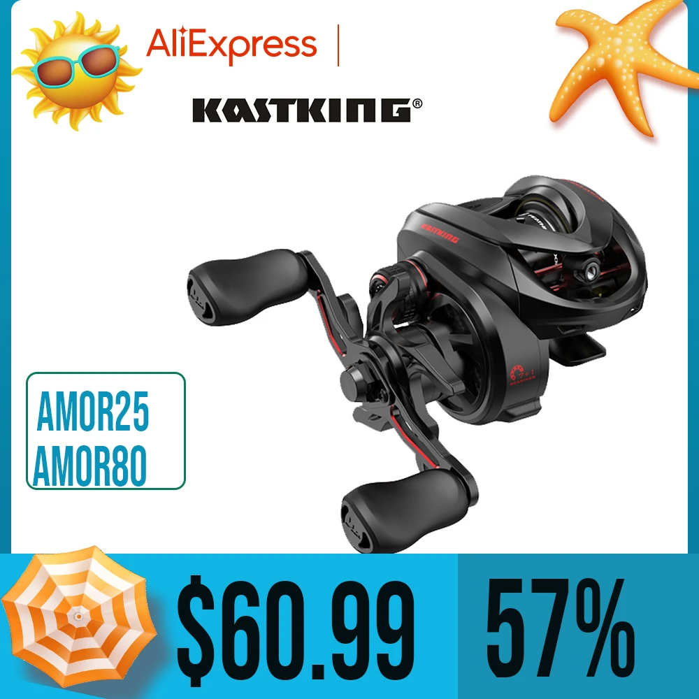 Kastking preto valiant eagle ii isca sistema finesse carretel de arremesso 5kg max arraste 7bb ...