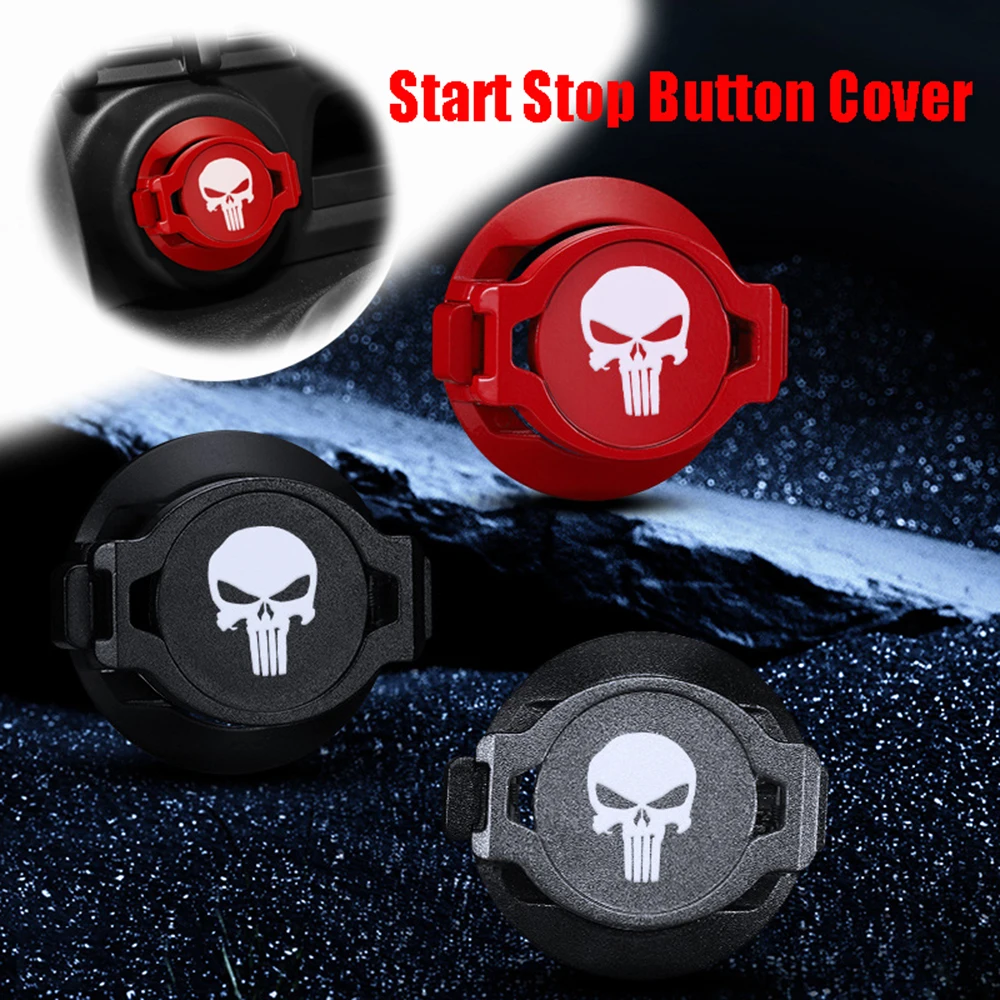 Start Stop Button Cover Engine Ignition Push Button Ring Styling ...