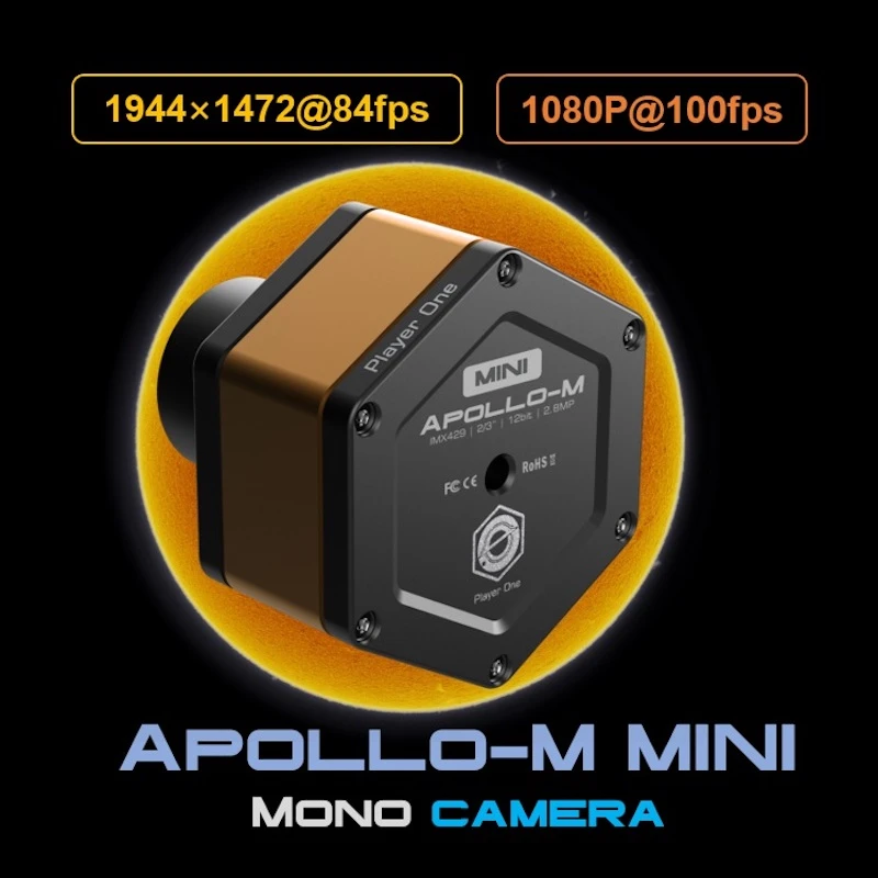 Player One Solar Camera Apollo-m Mini Usb3.0 Mono Camera Imx429 ...
