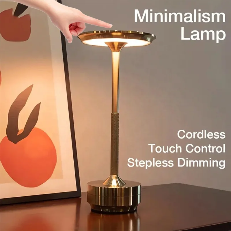 Rechargeable-wireless-LED-table-lamp-bedroom-bedtime-3-colours-touch ...