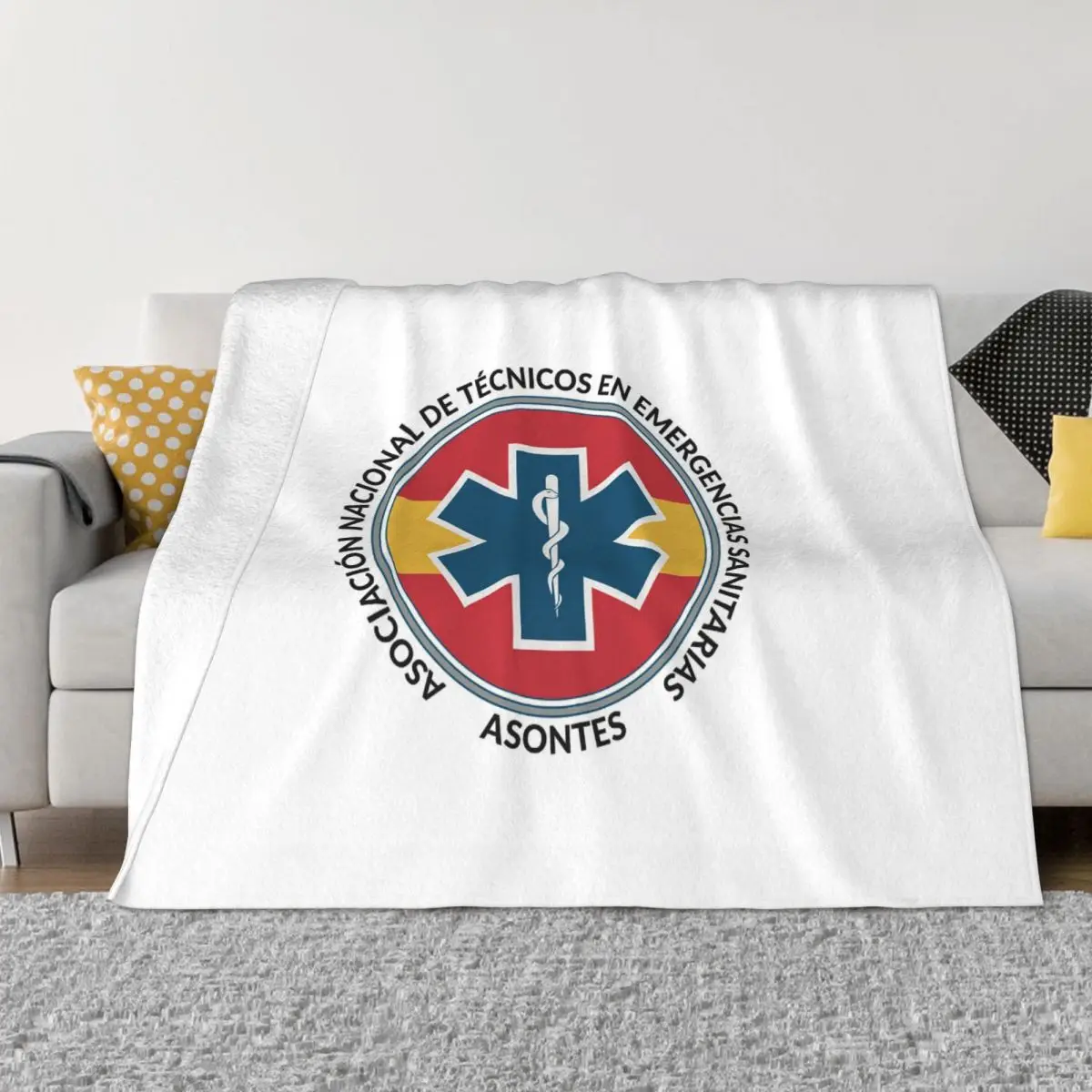 Emt Star Of Life Blankets Fleece paramédico médico ambulancia manta ...