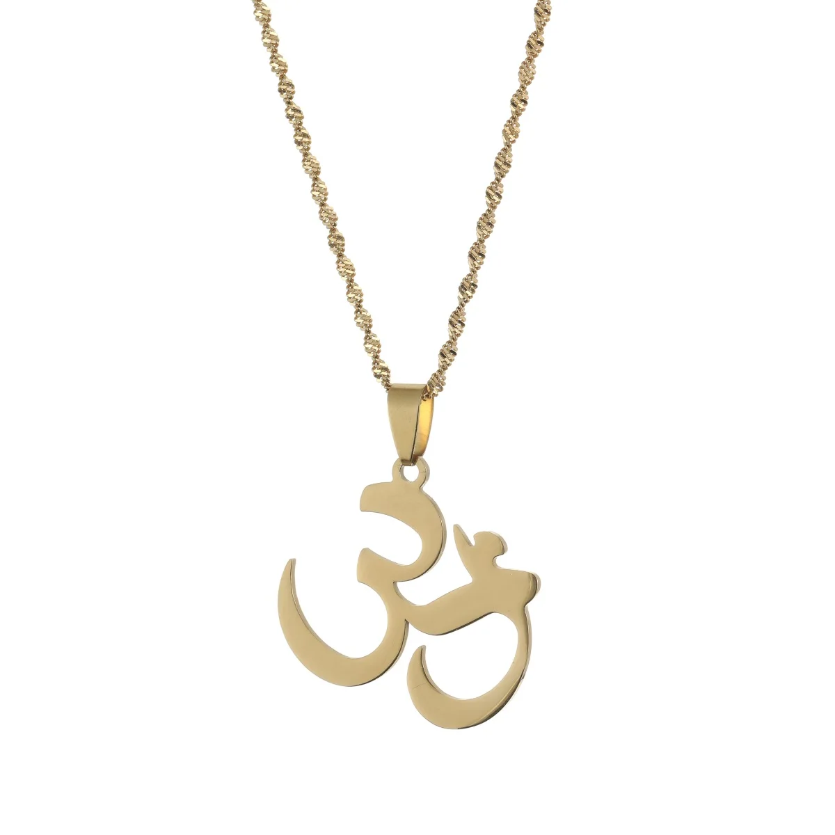 India Yoga Necklace Pendant For Men OHM Hindu Buddhist AUM OM Hinduism ...