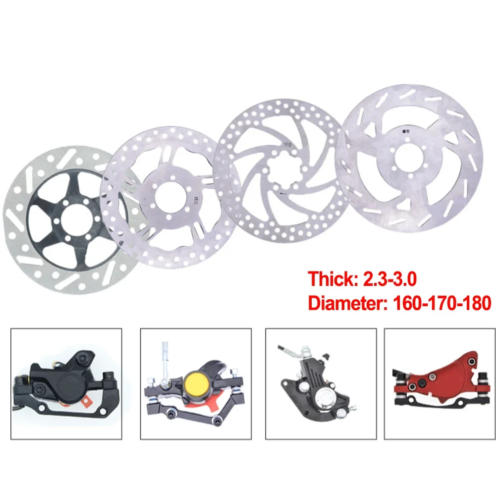 Bicycle-Disc-Brake-Rotor-180-203MM-6-Hole-For-Ebike-Scooter-3MM ...