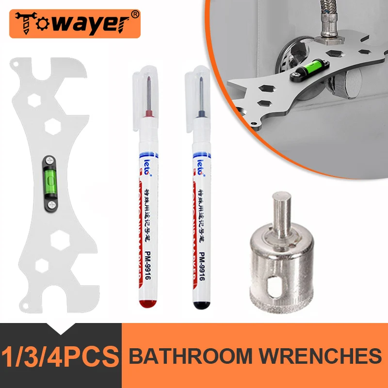 Special-Wrench-With-Level-Shower-Bathroom-Multifunctional-Level-Wrench ...