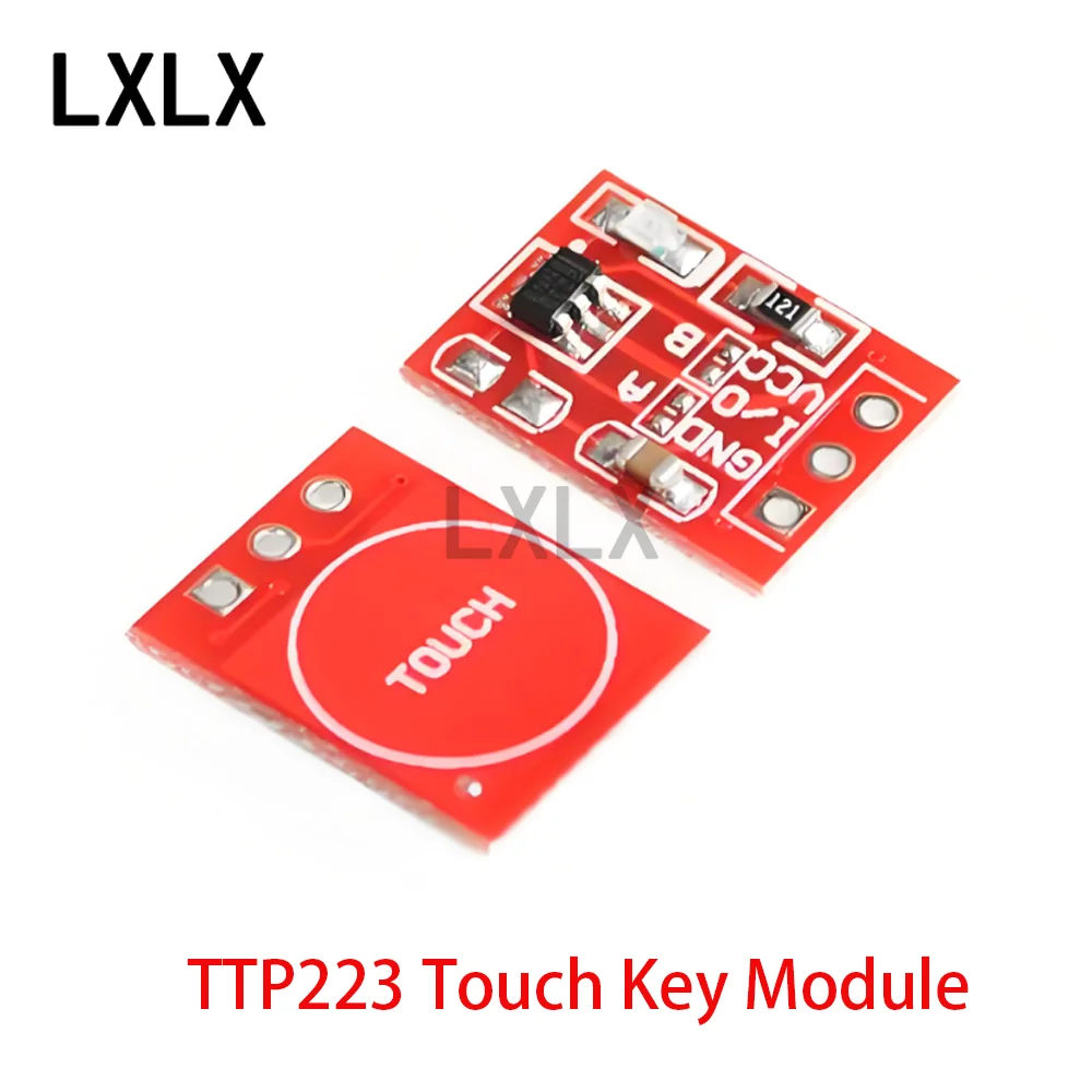 100 TTP223 Touch Key Modules Self-Locking Tap Action Capacitive ...