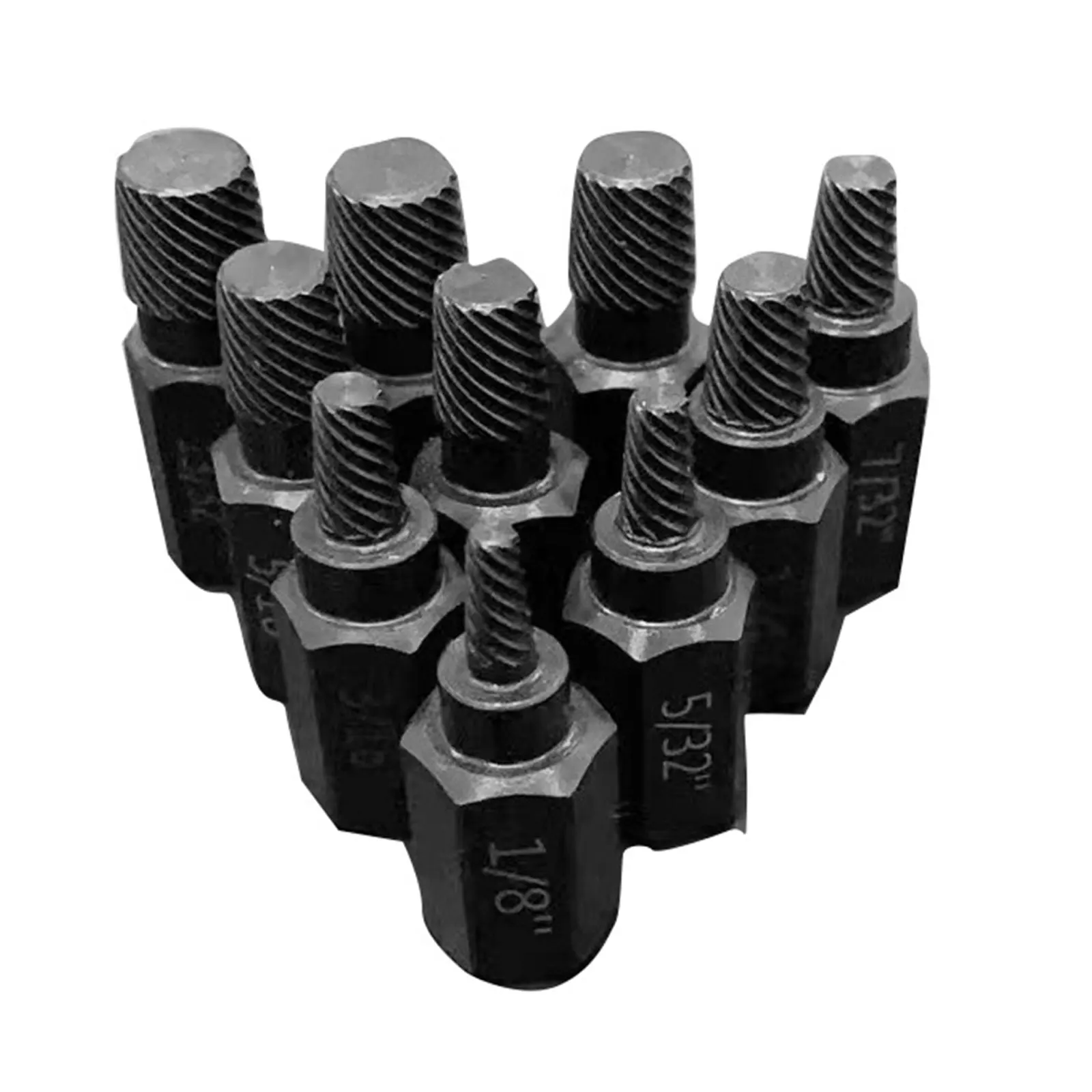 10pcs-lot-Screw-and-Bolt-Extractor-Drill-Bit-Set-Disassemble-Screws ...